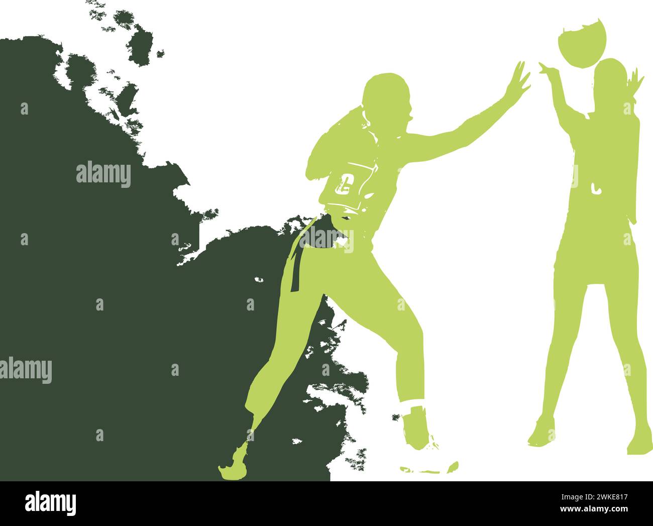 Capture the energy and elegance of netball with our dynamic royalty ...