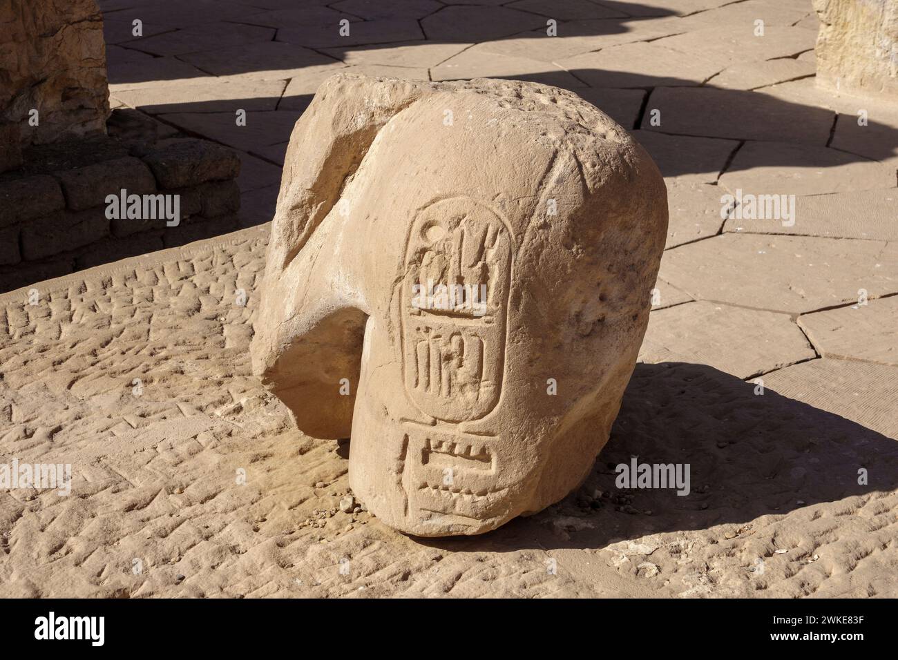 The Temple of Gerf Hussein on New Kalabsha Island, near Aswan, Egypt ...
