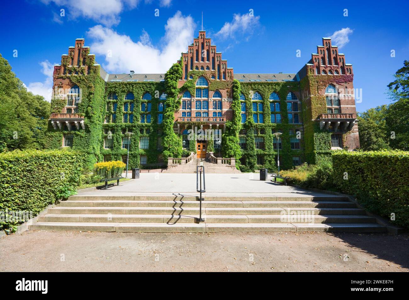 Building of University Central Library in Lund, Sweden Stock Photo - Alamy