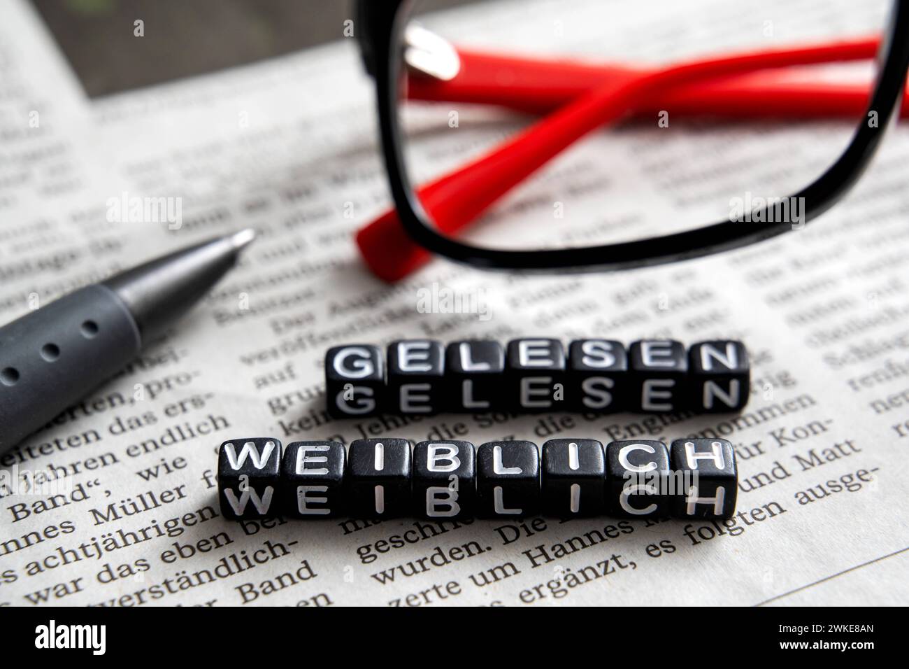 Augsburg, Bavaria, Germany - February 18, 2024: Gender language and ...