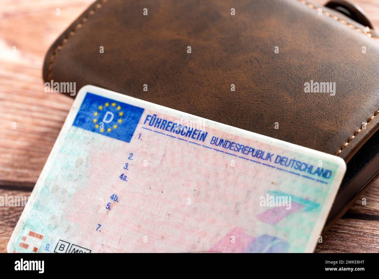 Augsburg, Bavaria, Germany - 18 February 2024: EU driving license of ...