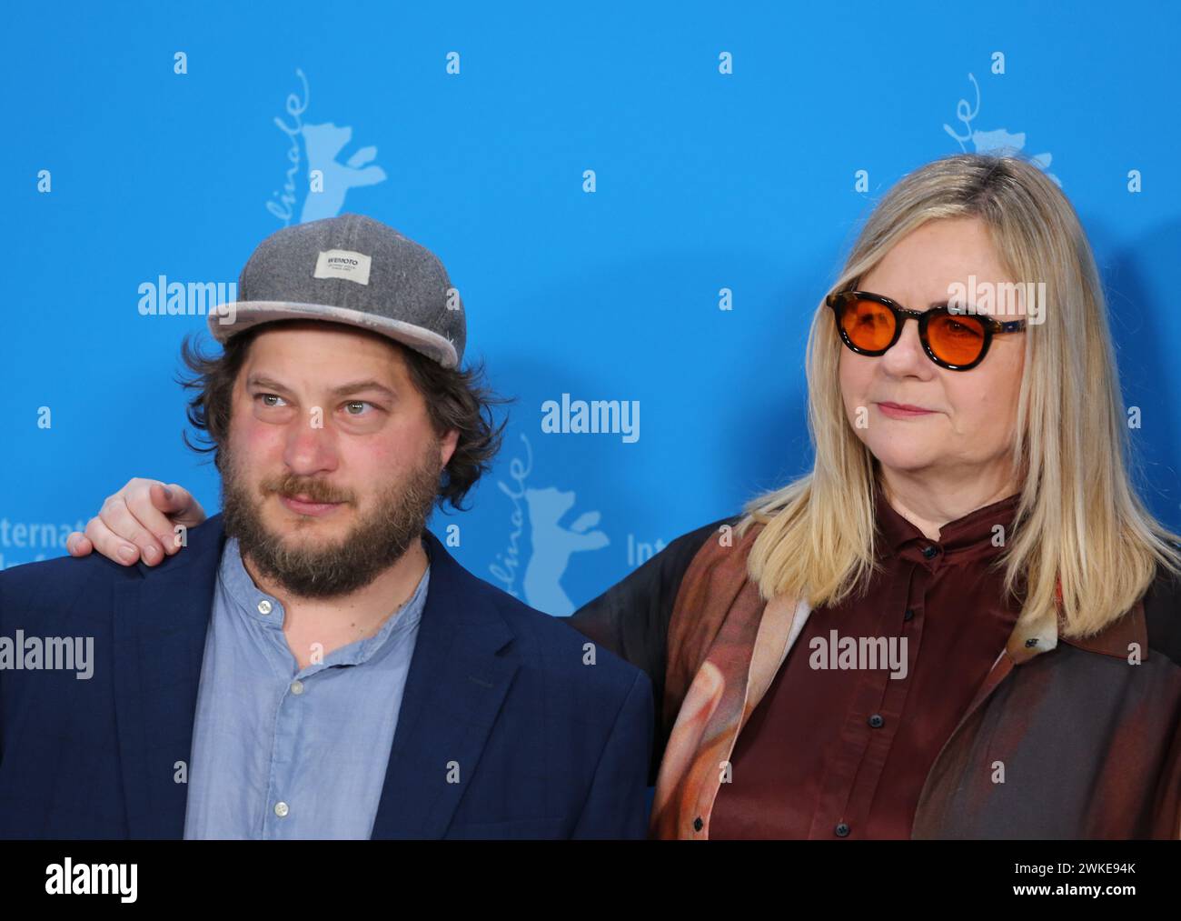 Berlin, Germany, 20th February 2024, actor David Scheid, director ...