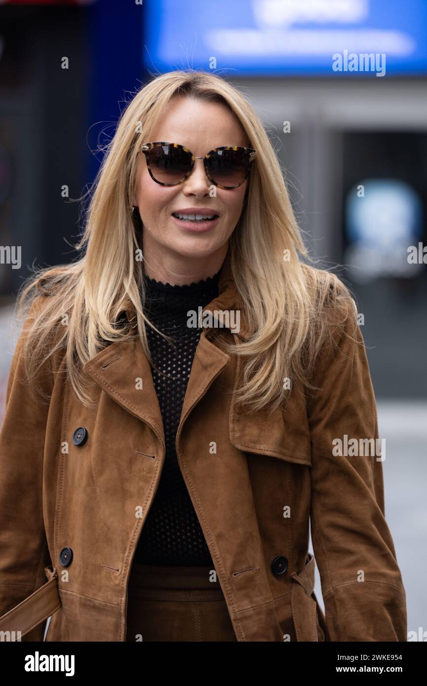 London, UK. 20th Feb, 2024. Celebrity presenters outside Global Radio ...
