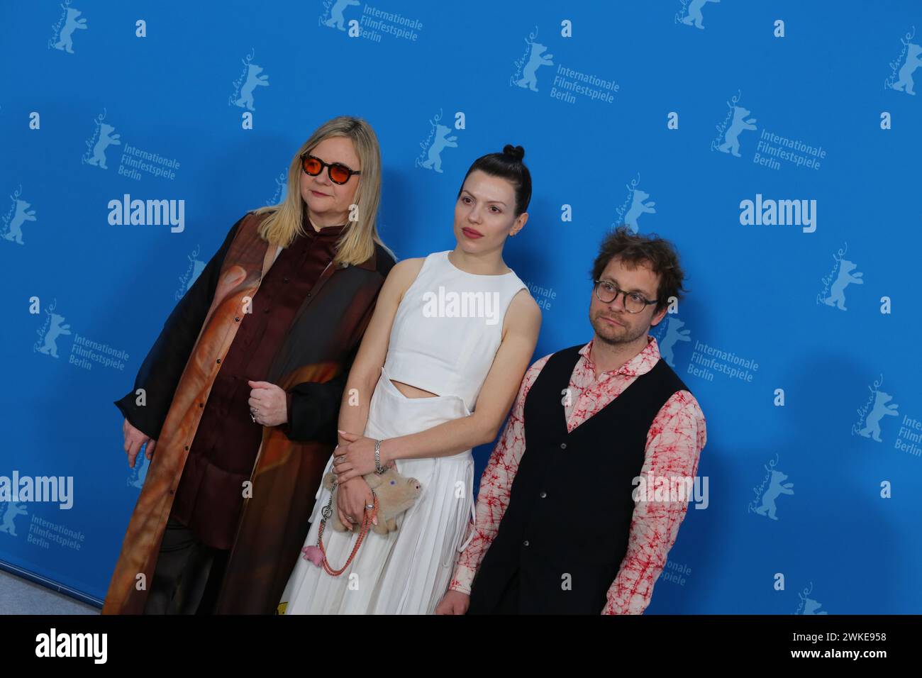 Berlin, Germany, 20th February 2024, Veronika Franz, Anja Plaschg and ...