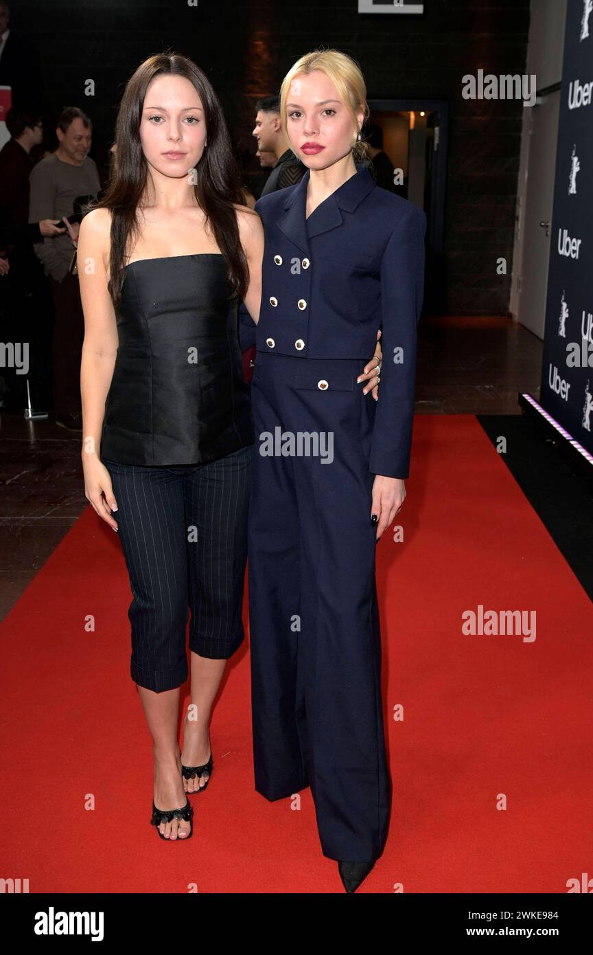 Tijan Marei und Lea Zoe Voss auf der Berlinale Party powered by Uber ...