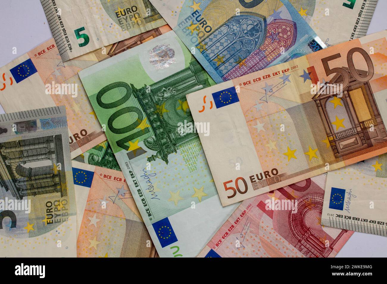 Money euro notes hi-res stock photography and images - Alamy