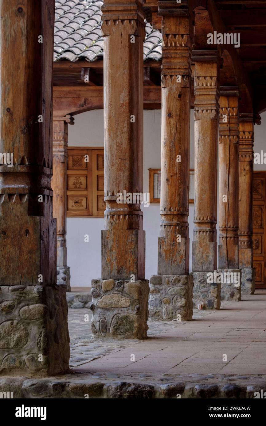 claustro de la iglesia, San Gaspar Chajul, departamento del Quiché ...