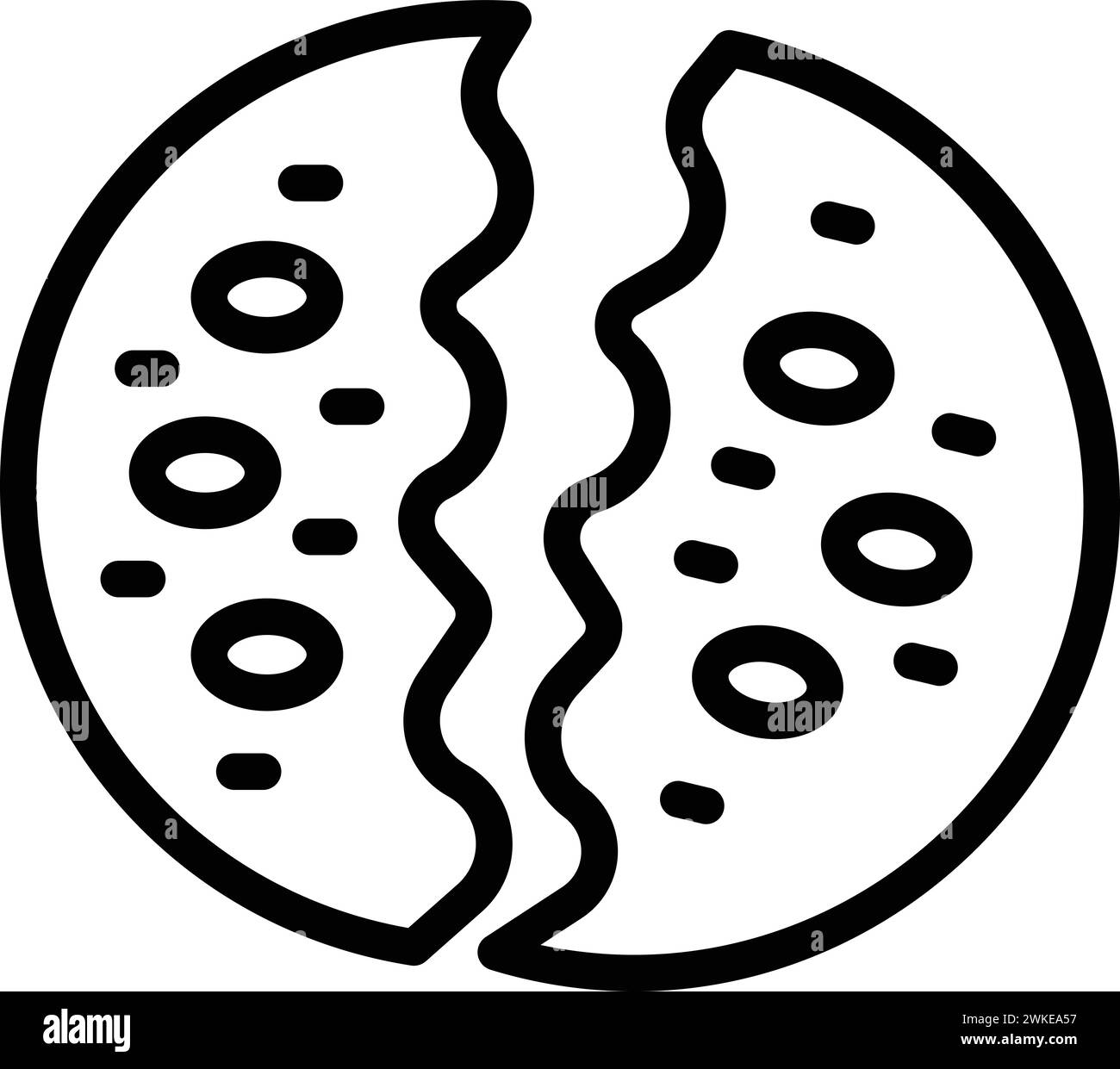 Famine outbreak icon outline vector. Food crisis collapse. Agricultural ...