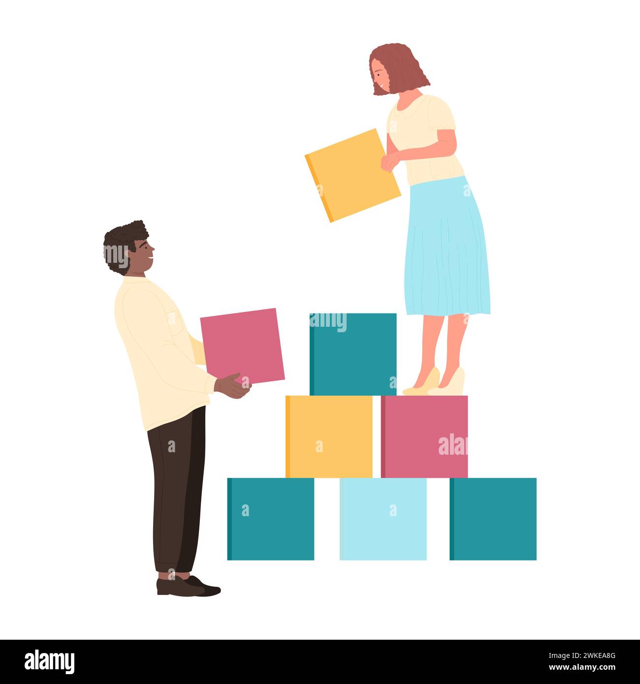 Business teamwork building. Effective team players, team strategic plan ... Business teamwork building. Effective team players, team strategic plan ...