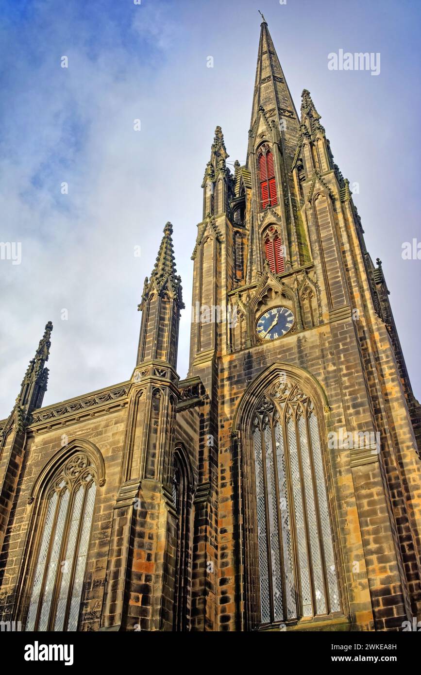 UK, Scotland, Edinburgh, The Hub formerly Tolbooth Church Stock Photo ...