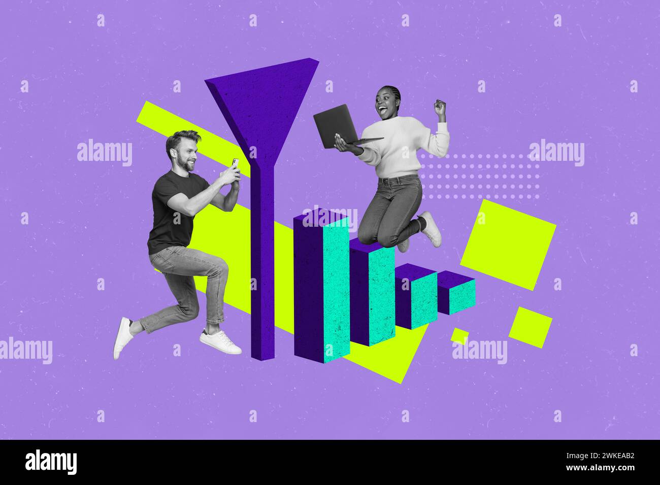 Collage technology devices hi-res stock photography and images - Alamy