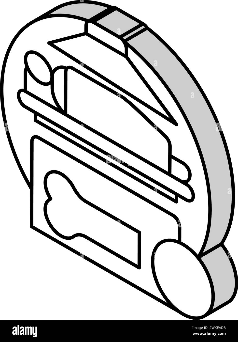 bone density health check isometric icon vector illustration Stock ...