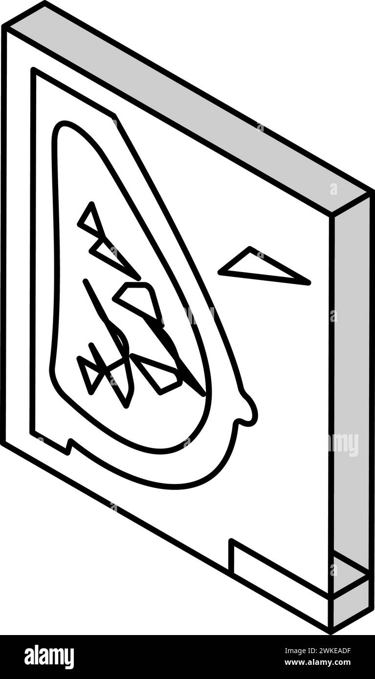 mammogram health check isometric icon vector illustration Stock Vector ...