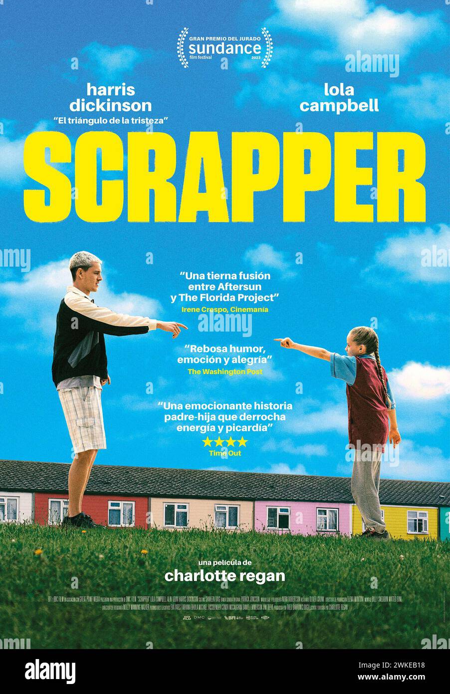 HARRIS DICKINSON and LOLA CAMPBELL in SCRAPPER (2023), directed by ...
