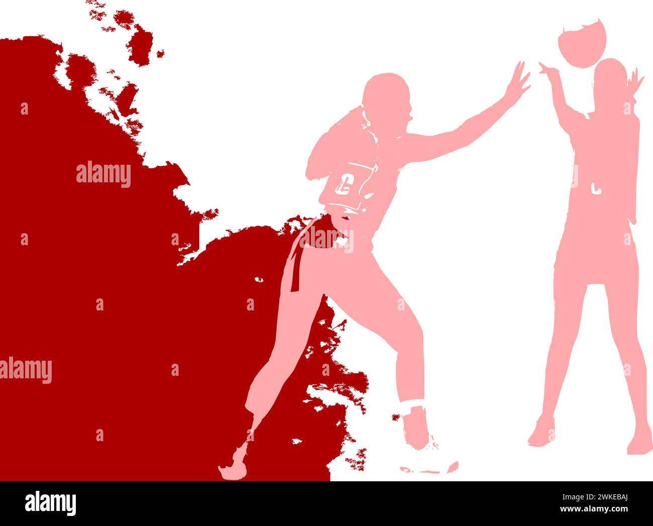 Capture the energy and elegance of netball with our dynamic royalty ...