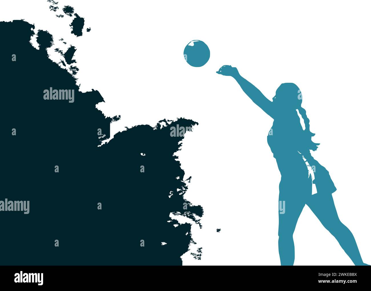 Netball school score Stock Vector Images - Alamy
