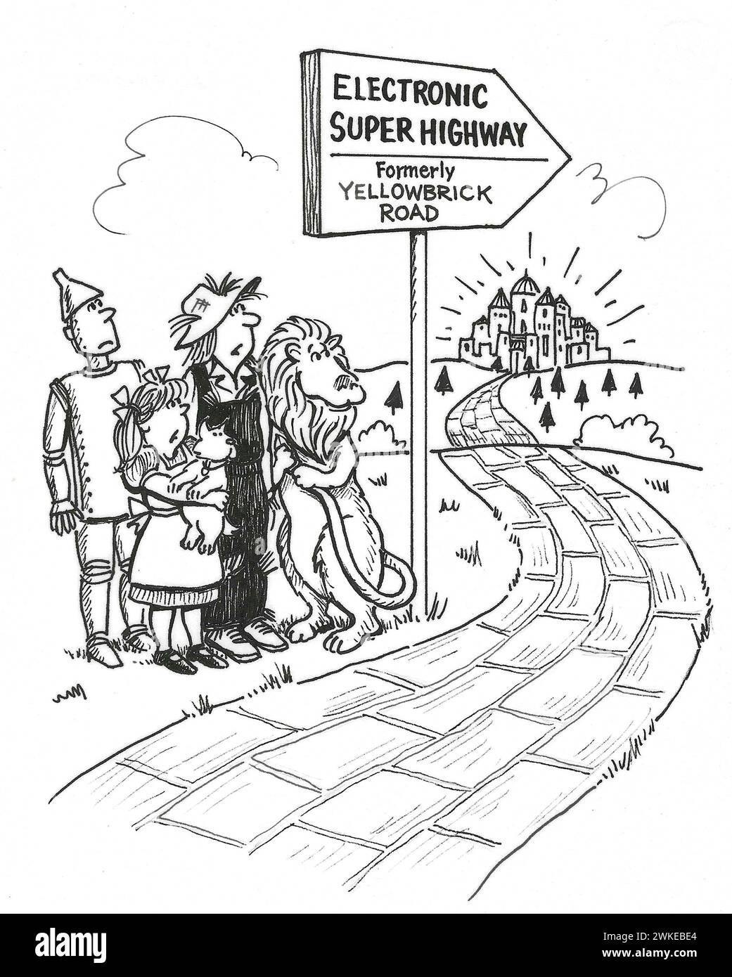 The electronic super highway is a much faster route than the old ...