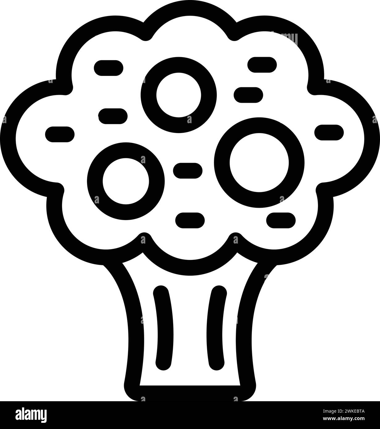 Balanced diet icon outline vector. Weight loss program. Healthy ...