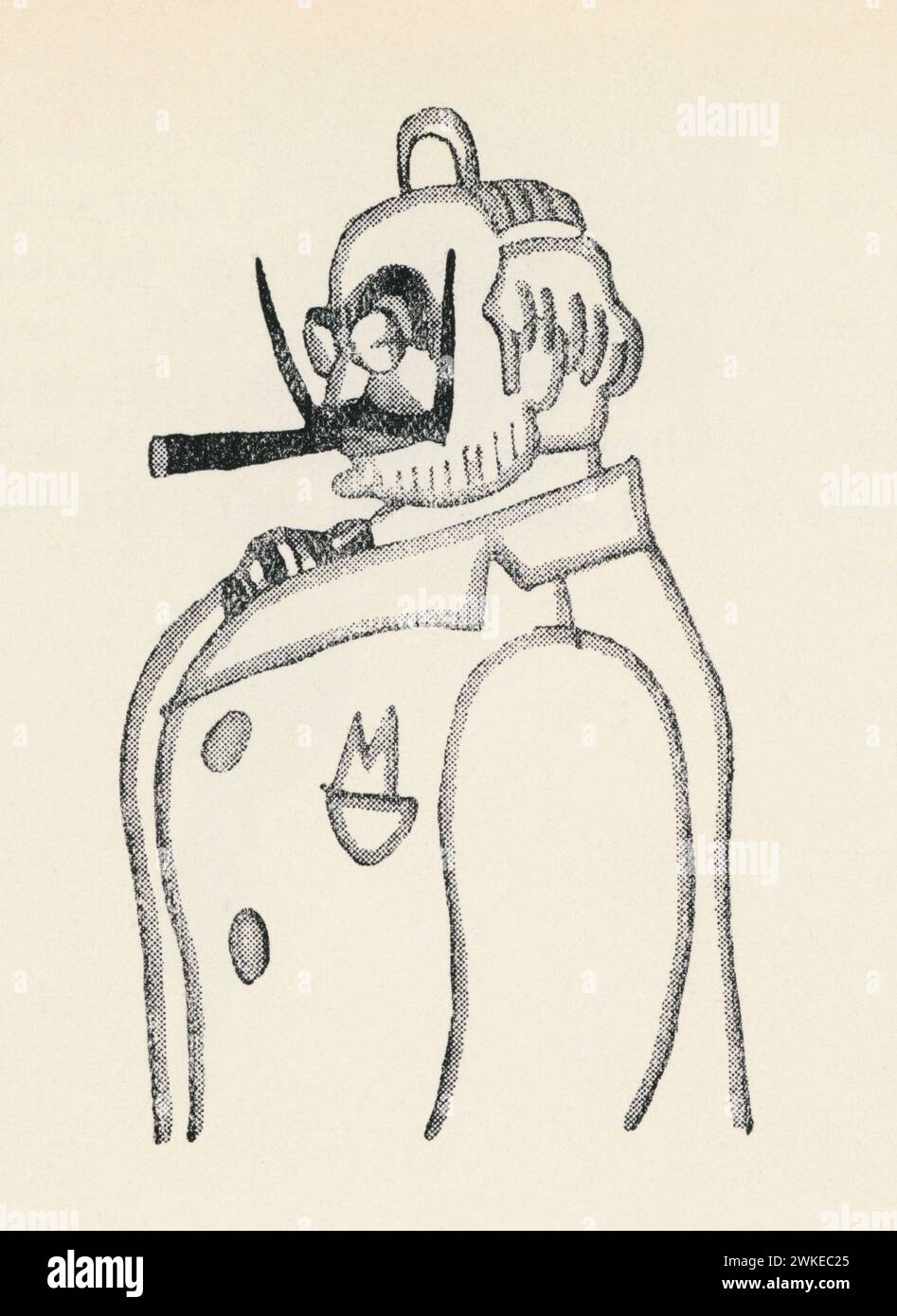 Marius Aguilar Diana (1883-1950), periodista. Caricatura de Jaume ...