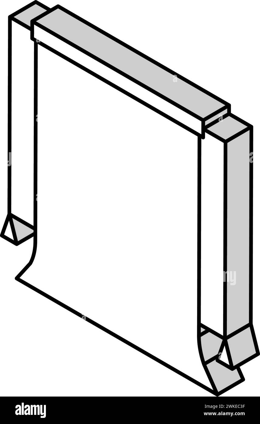 green chroma key isometric icon vector illustration Stock Vector Image ...