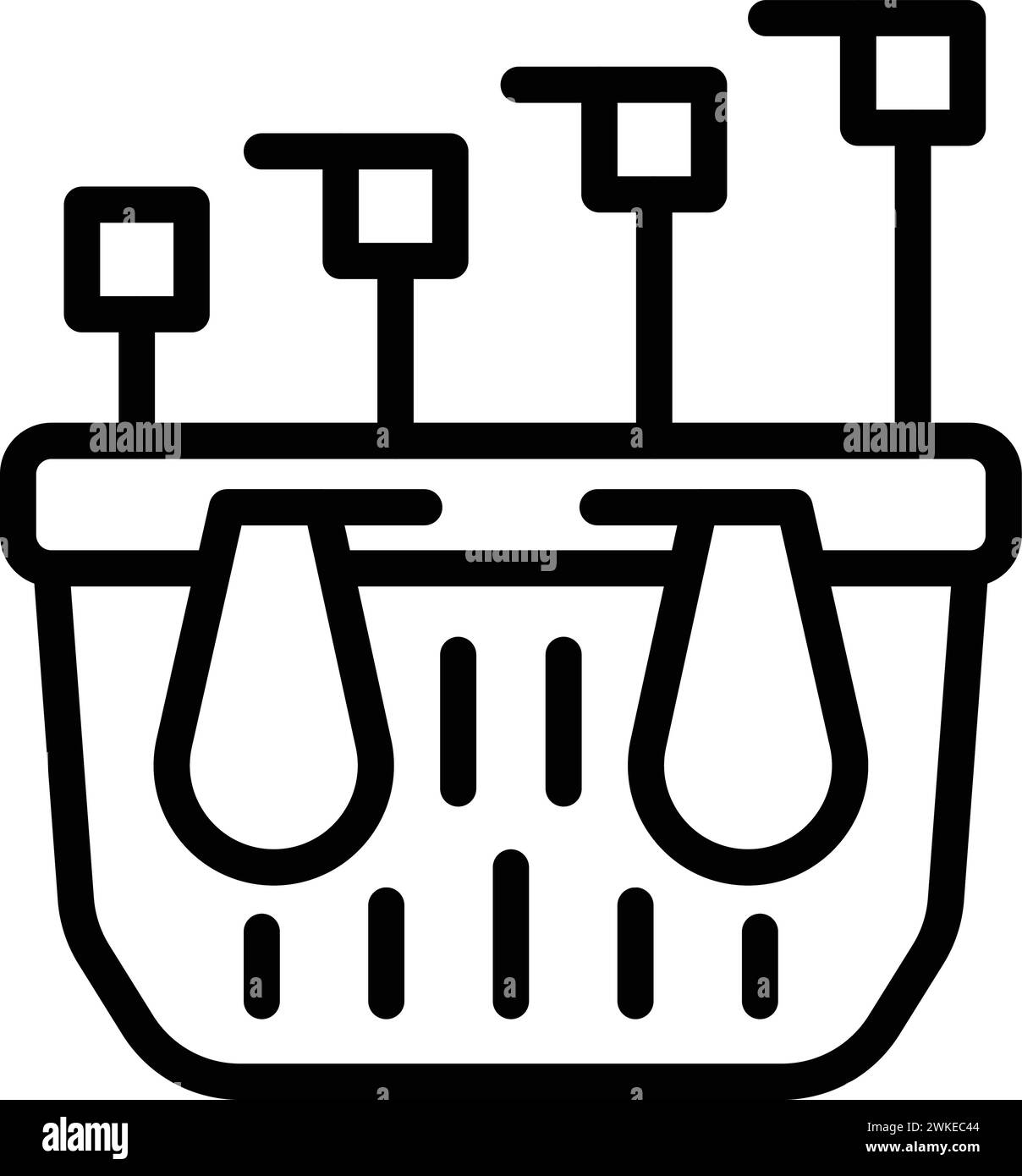 Food insecurity icon outline vector. Rising food products prices ...