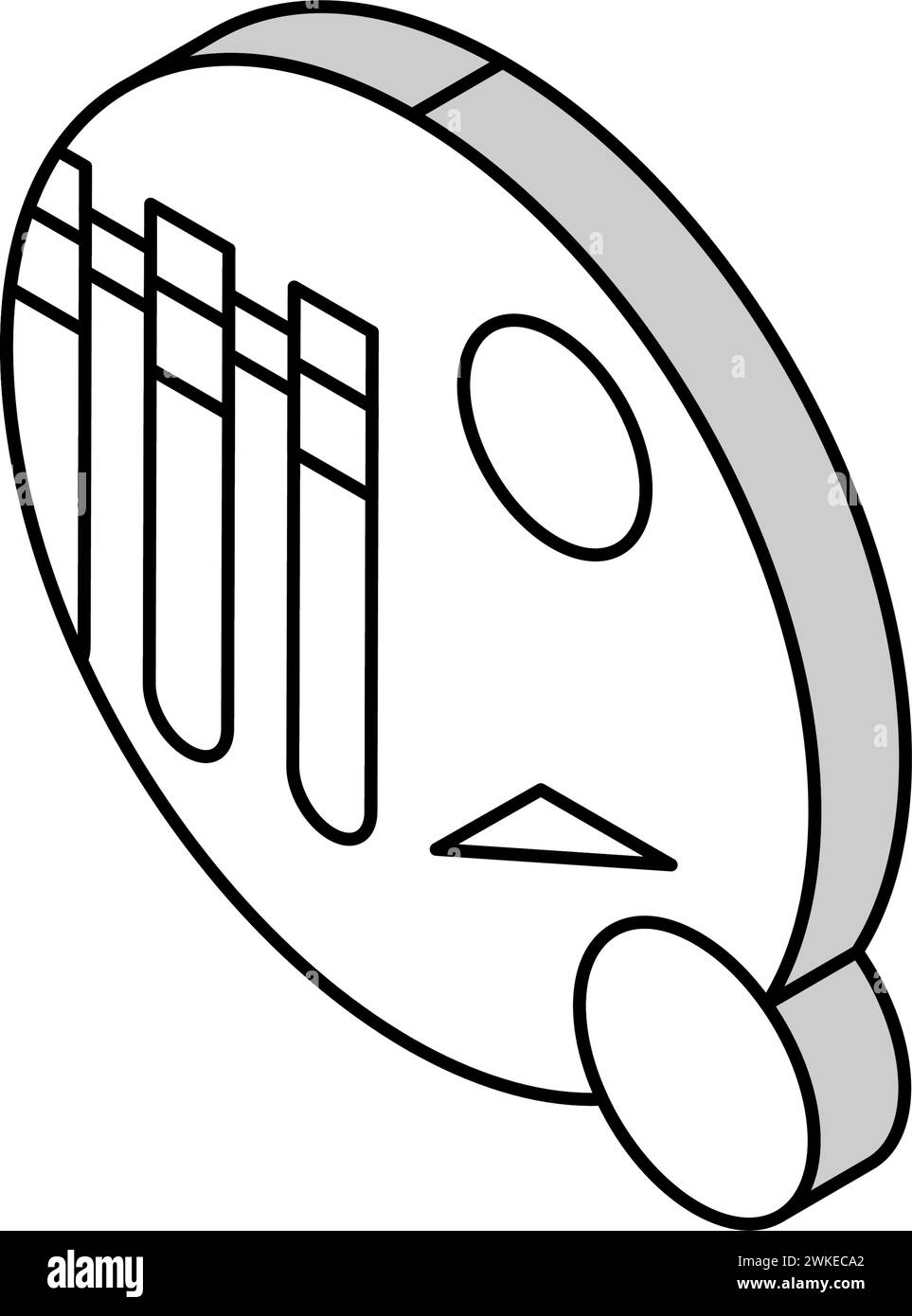 comprehensive metabolic panel check isometric icon vector illustration ...