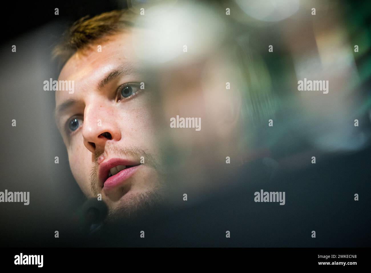 Gent, Belgium. 20th Feb, 2024. Gent's goalkeeper Davy Roef pictured ...