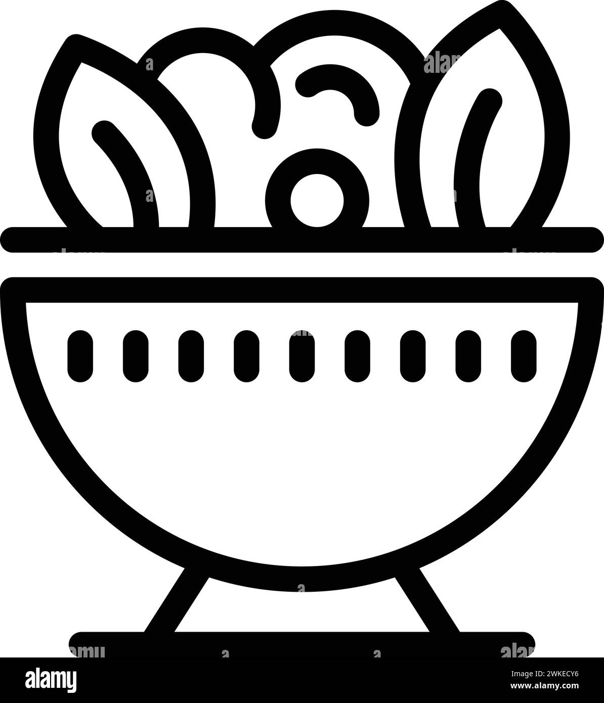 Vegetarian food icon outline vector. Detox food diet. Healthy ...