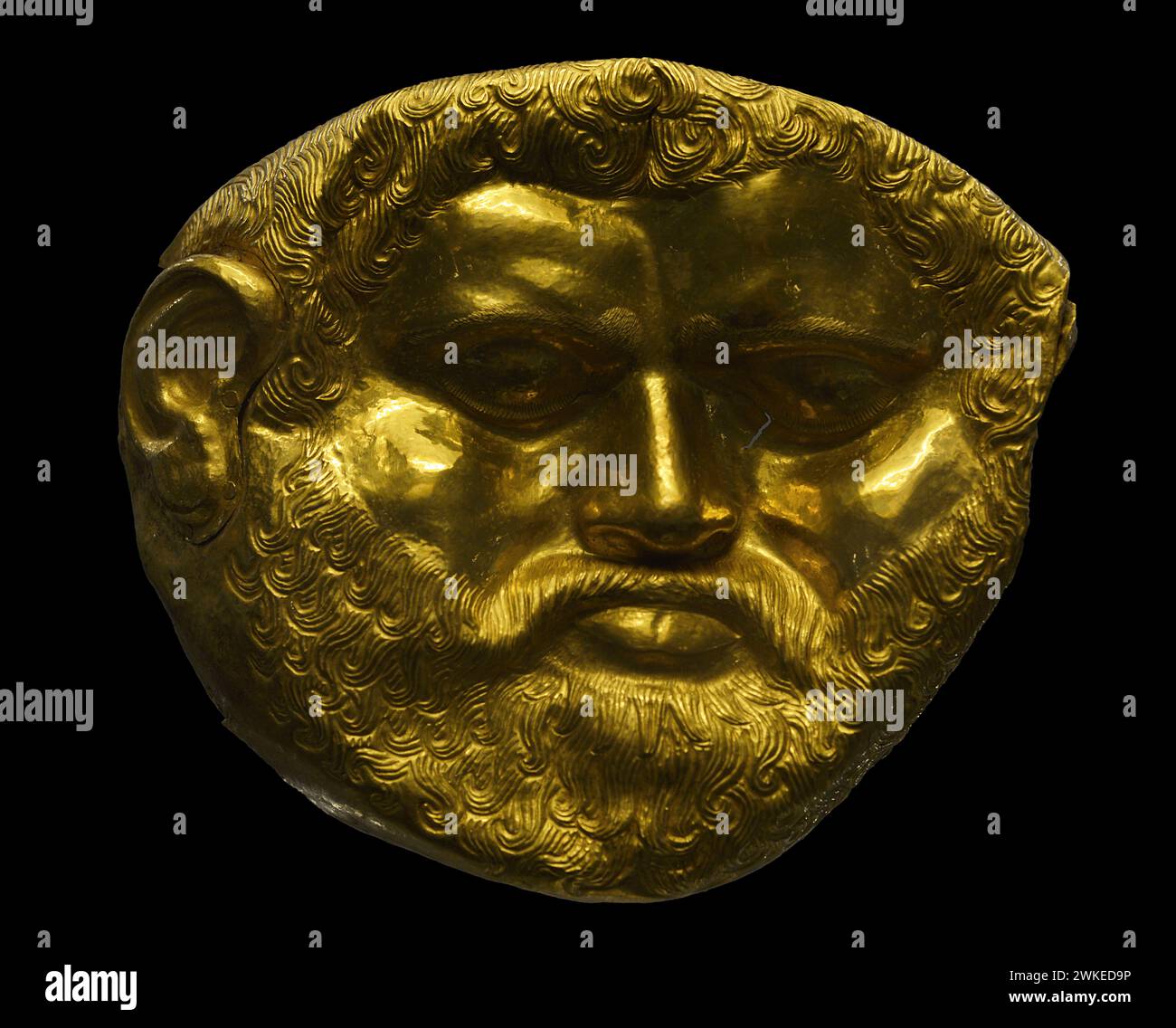 Funeral mask. Gold. Last third of the 5th century BC. From a grave in ...