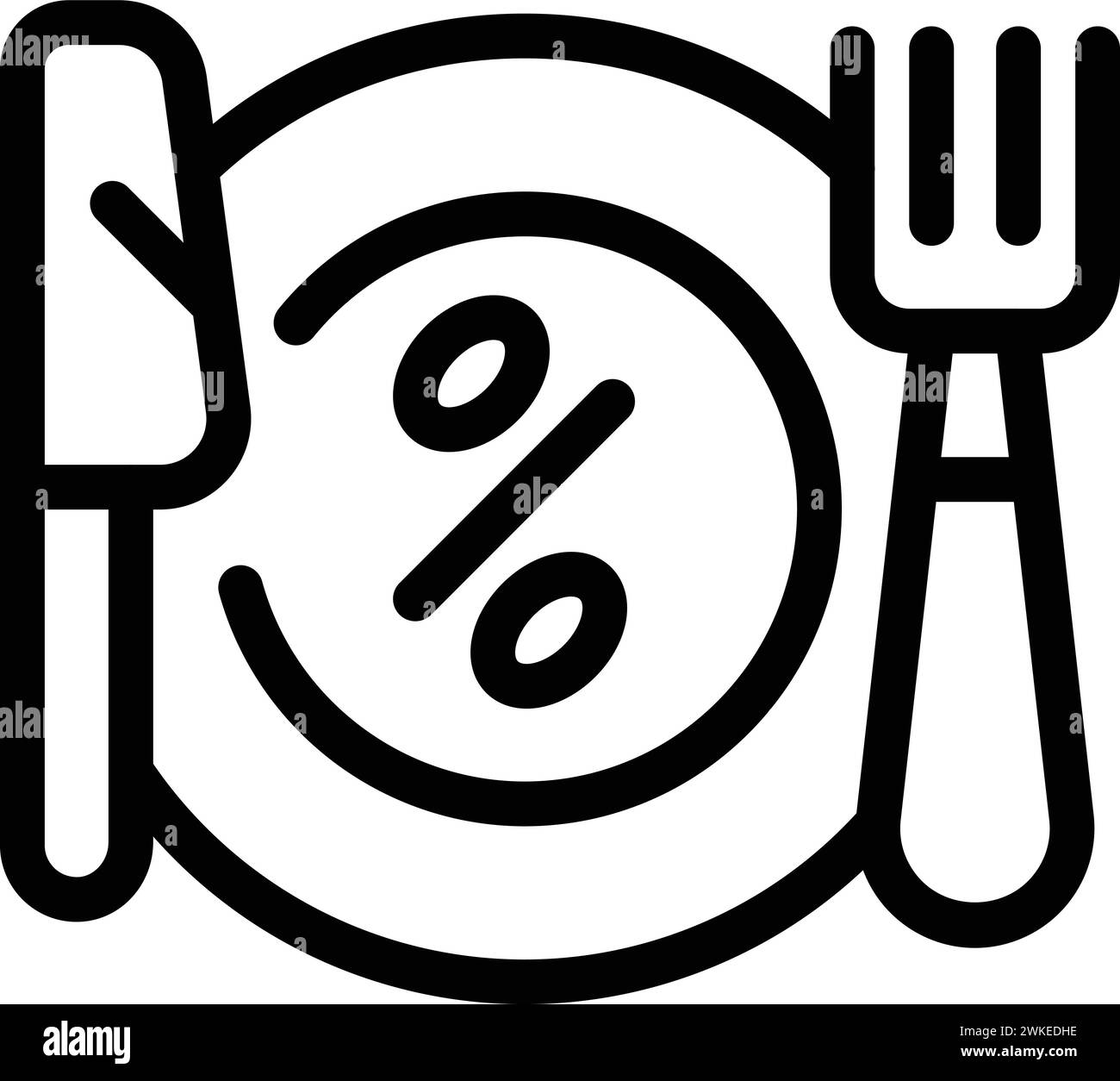 Diet food icon outline vector. Balanced nutrition. Fitness eating ...