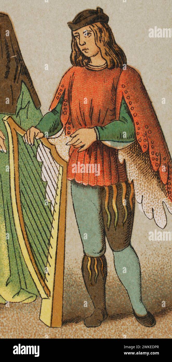 Minstrel middle ages hi-res stock photography and images - Alamy