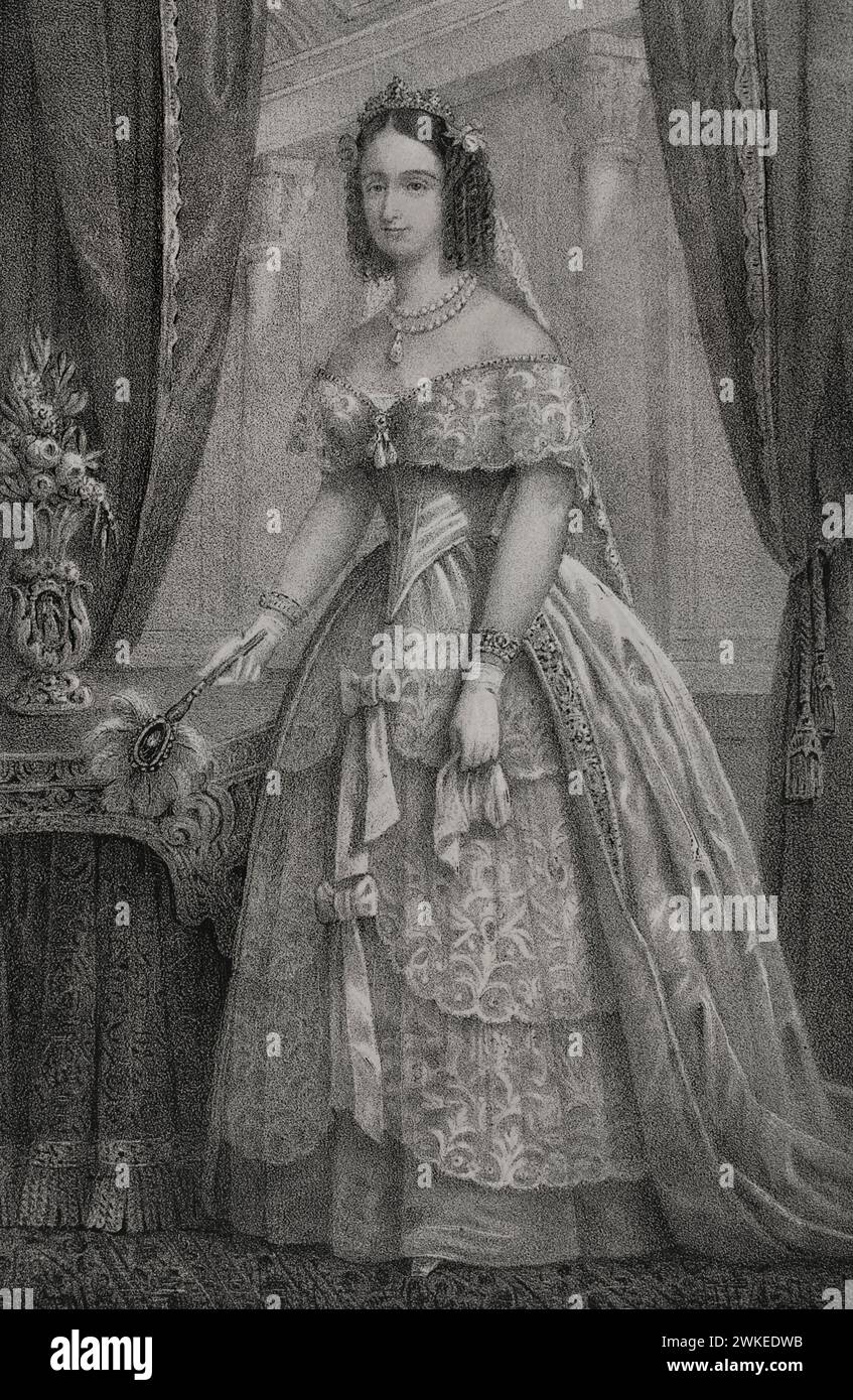 Maria Antonia of the Two Sicilies (1814-1898). Grand Duchess consort of ...