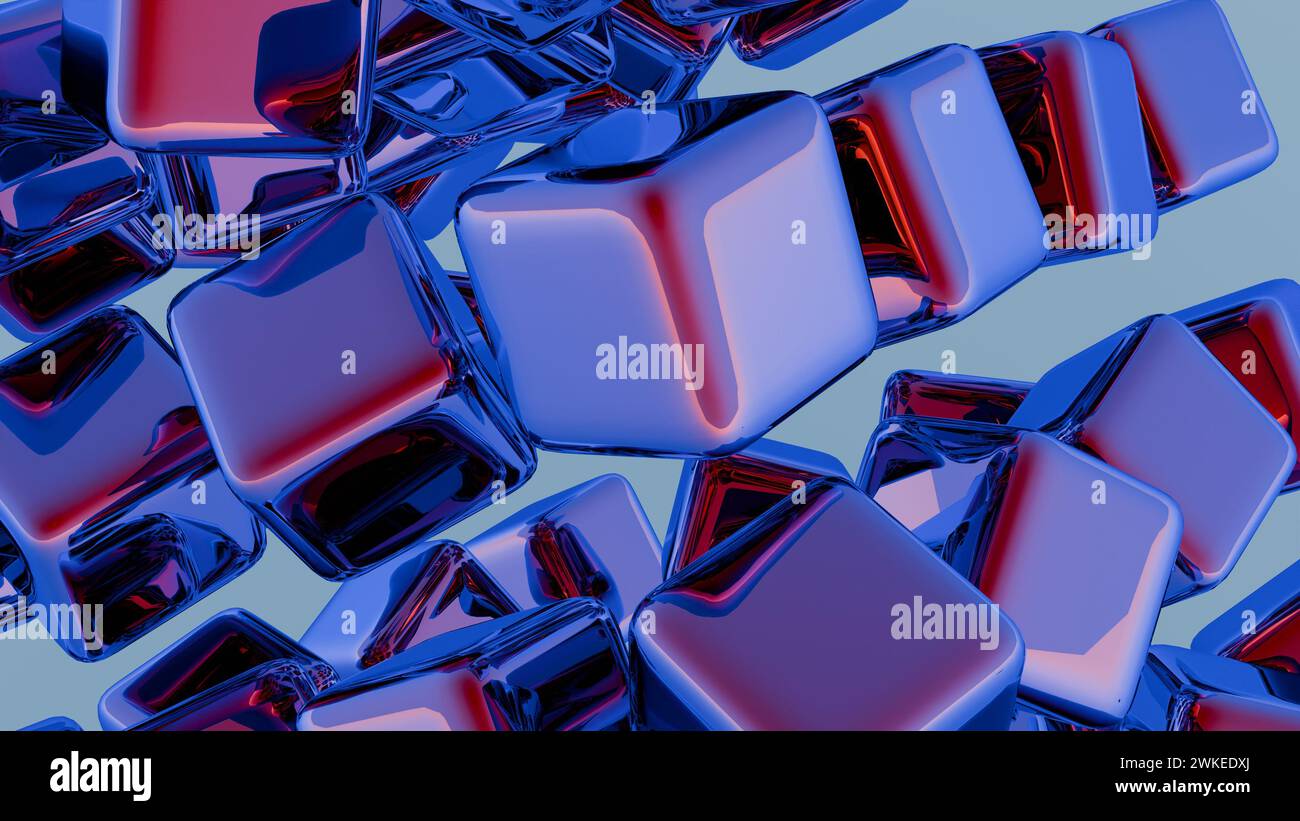 Minimalist interpretation of interconnected blocks symbolizing ...