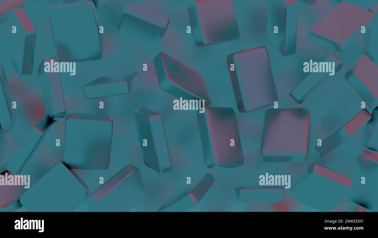 Abstract, minimalist blockchain data blocks with subtle shading Stock ...