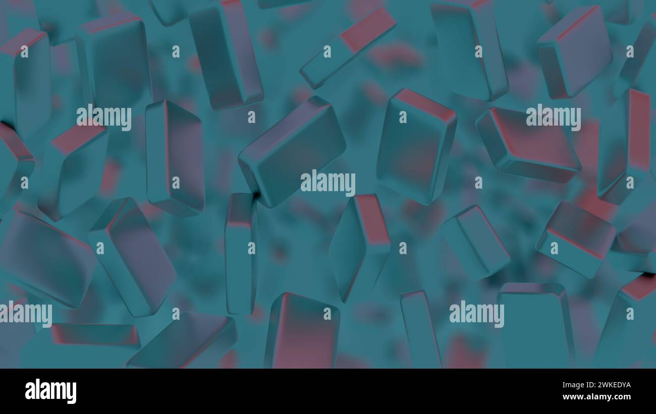 Abstract, minimalist blockchain data blocks with subtle shading Stock ...