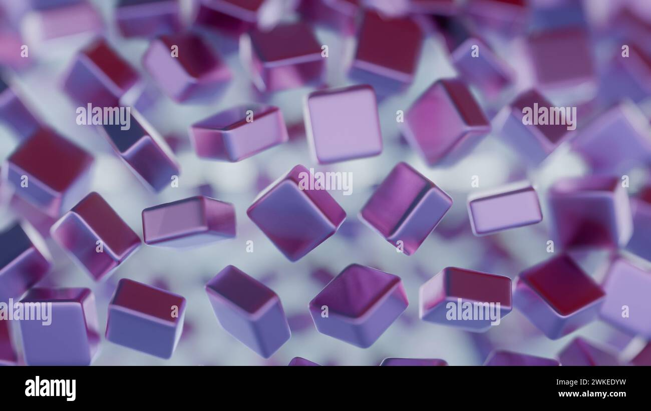 Abstract, minimalist blockchain data blocks with subtle shading Stock ...