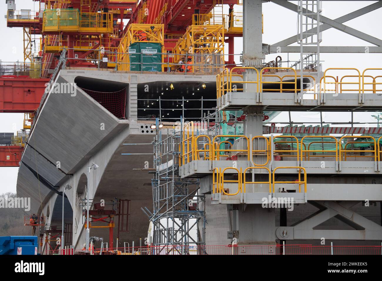 Harefield, UK. 20th February, 2024. High Speed Rail, HS2 are doing ...