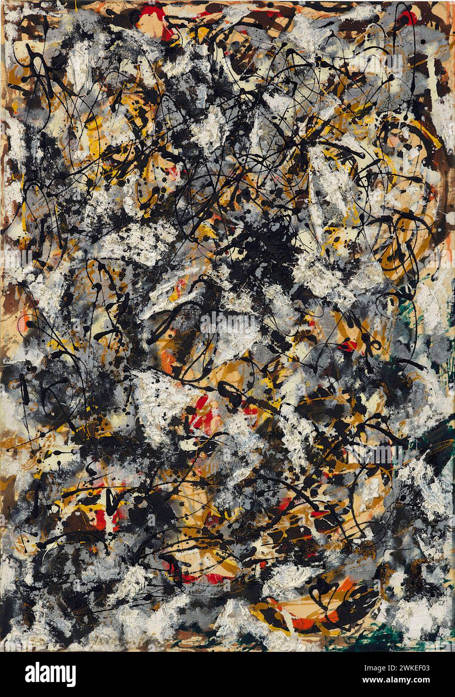 Composition with Red Strokes. Museum: PRIVATE COLLECTION. Author ...