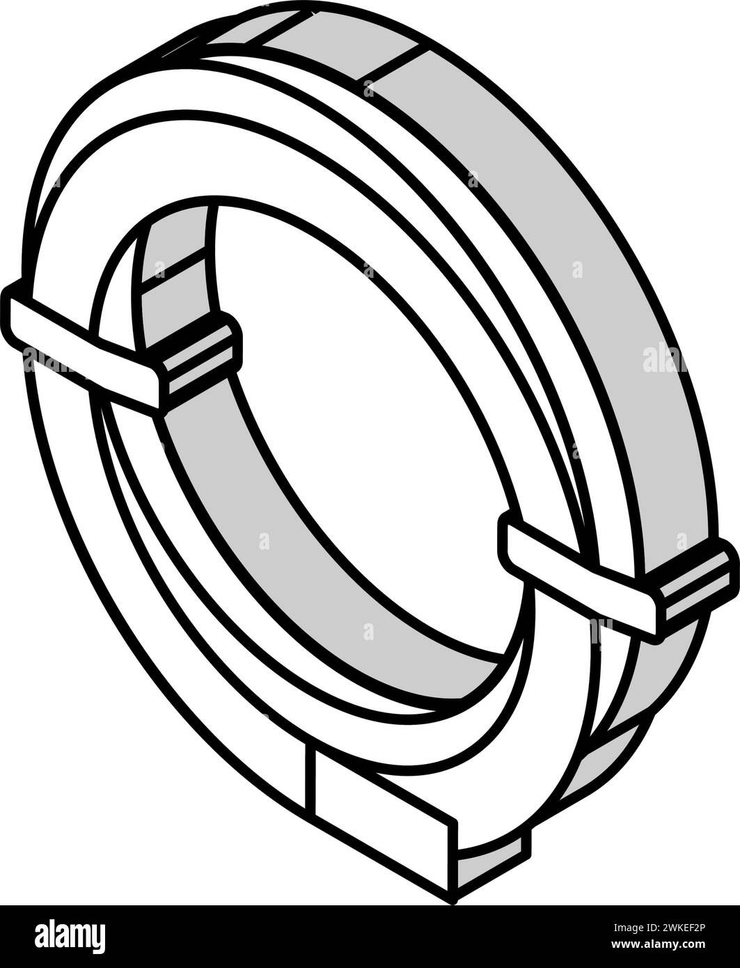 hose drip water irrigation isometric icon vector illustration Stock ...