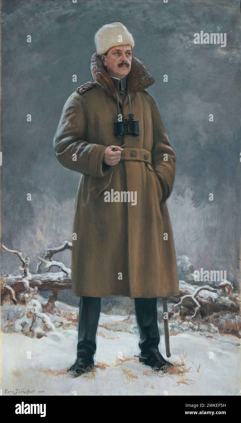 Porträt von Carl Gustaf Emil Mannerheim (1867-1951). Museum: UPM ...