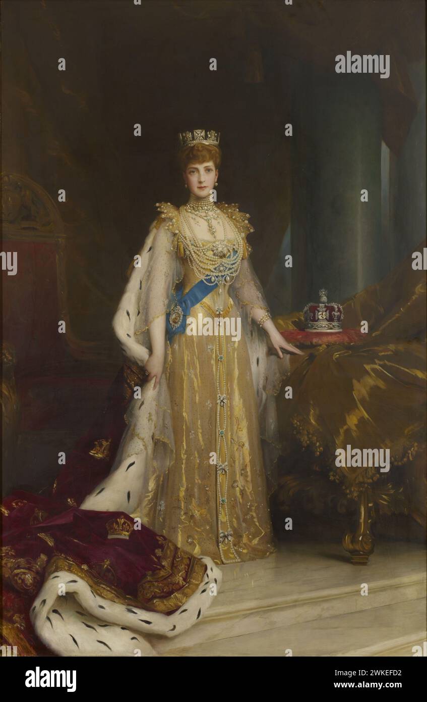 Portrait of Queen Alexandra of Denmark (1844-1925). Museum: Embassy of ...