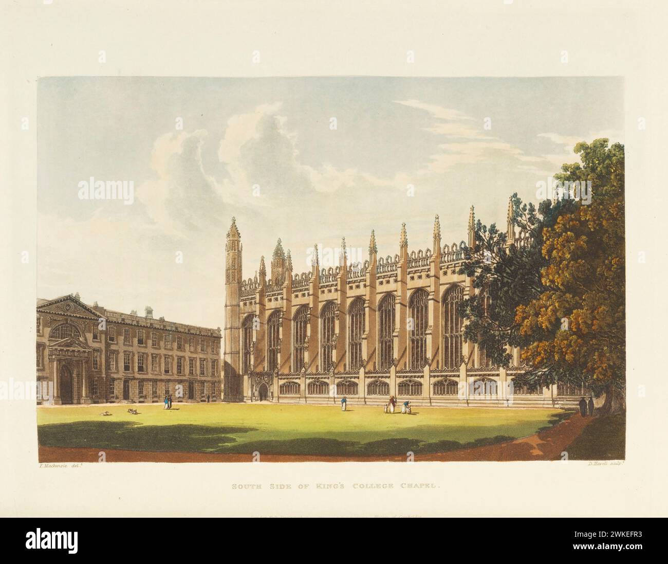 South Side of King's College Chapel. Museum: Privatsammlung. Author ...