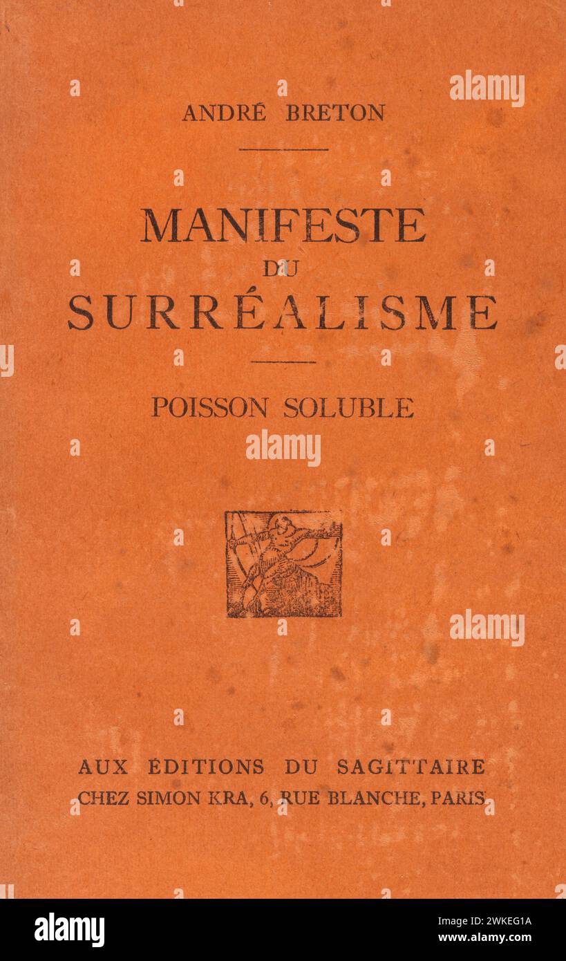Manifeste du surréalisme. Poisson soluble von André Breton. Museum ...