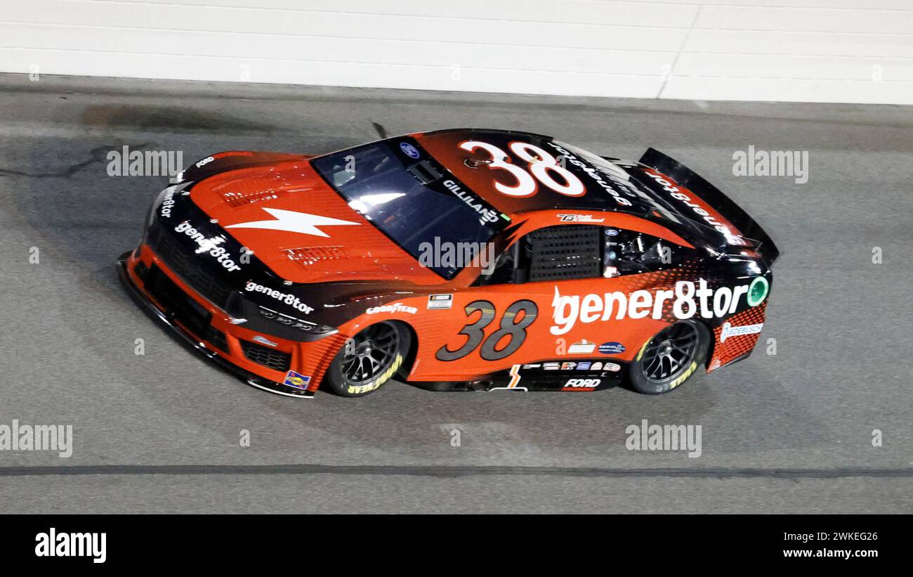 Todd Gilliland during qualifying for the NASCAR Daytona 500 auto race ...