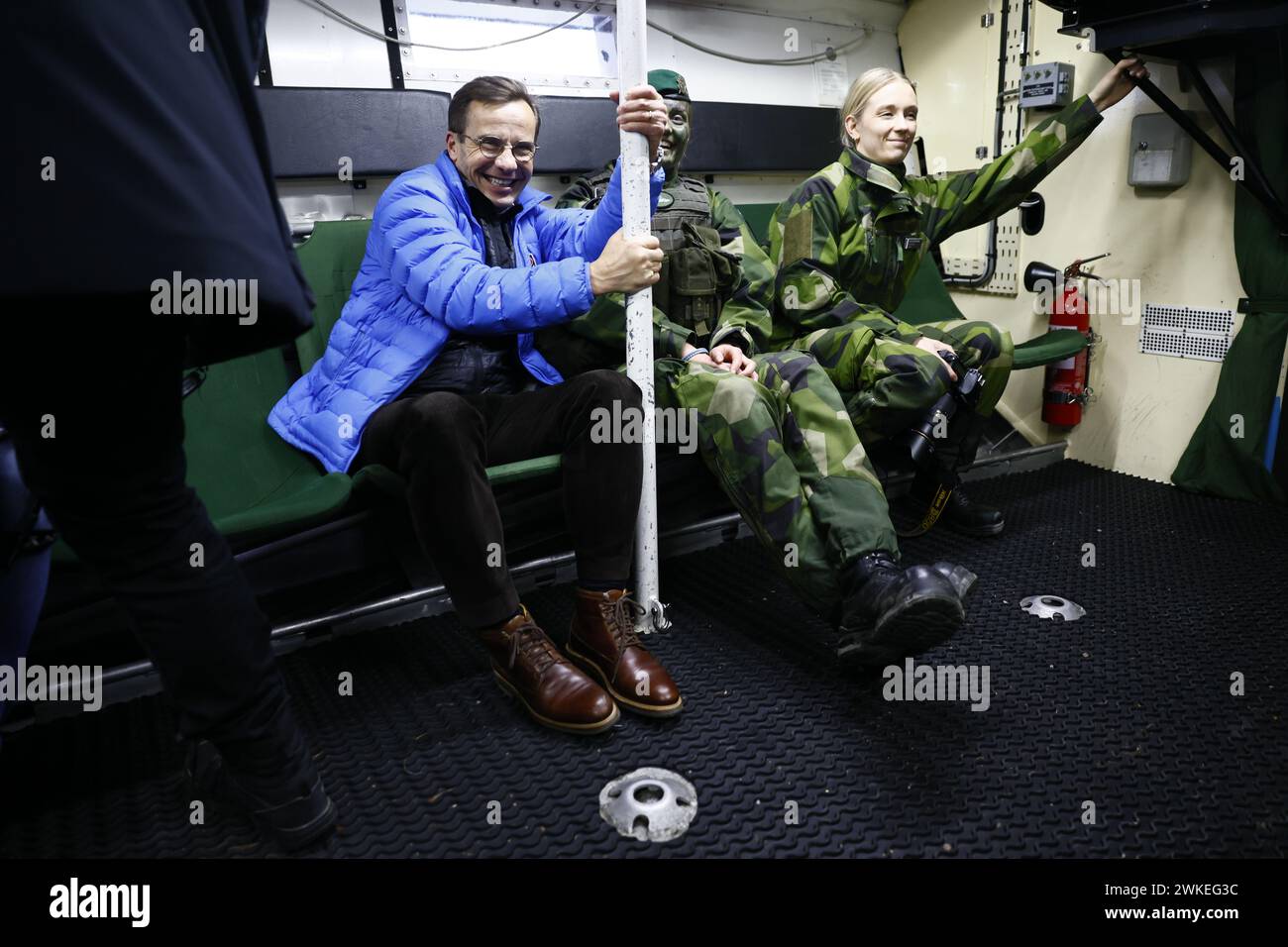 Stockholm, Sweden. 20th Feb, 2024. Swedens Prime Minister Ulf ...