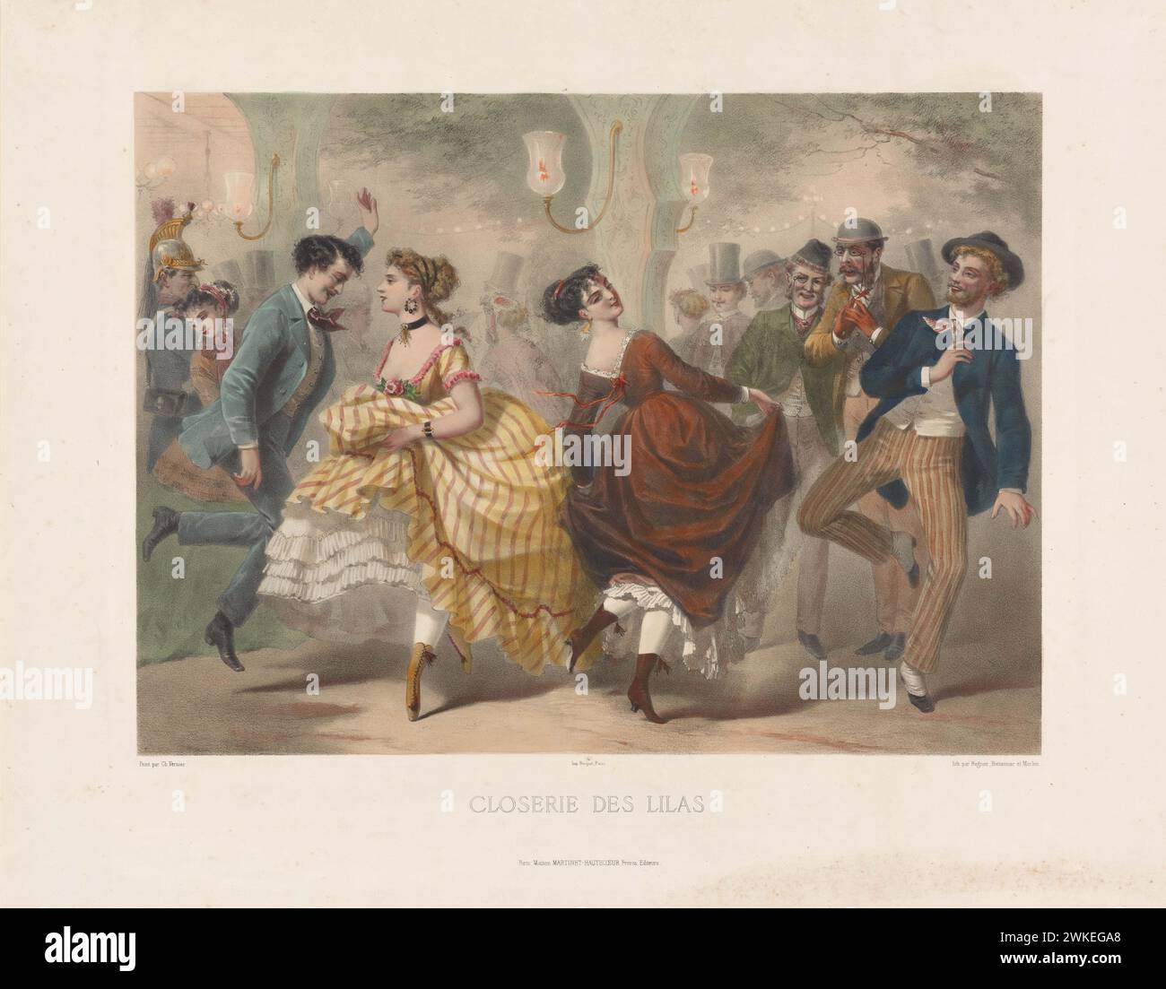 Closerie des Lilas. Museum: Privatsammlung. Author: CHARLES VERNIER ...