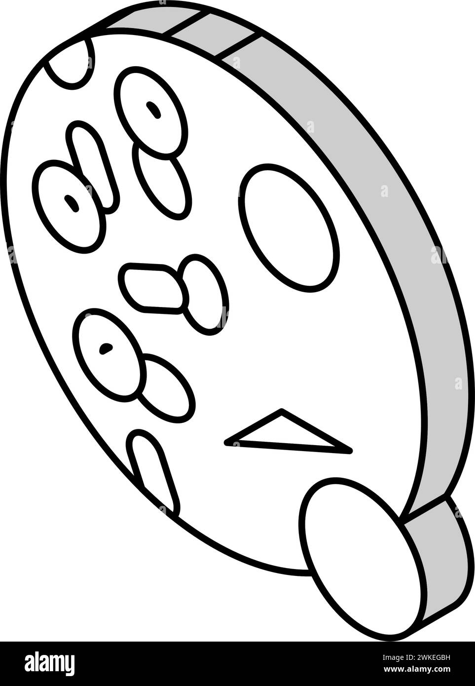 blood count health check isometric icon vector illustration Stock ...