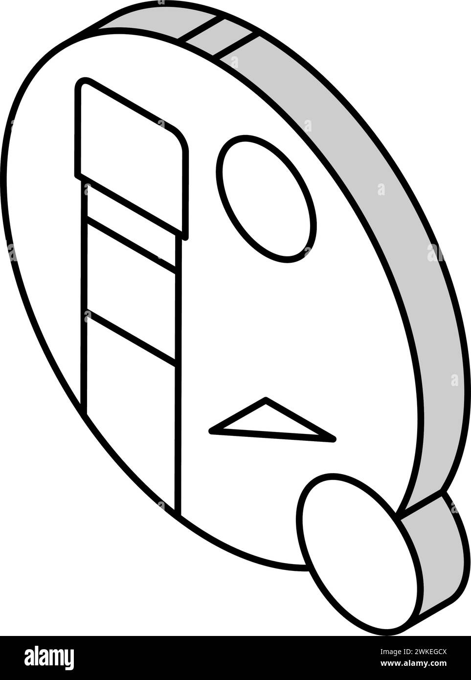 prostate cancer test male health check isometric icon vector ...