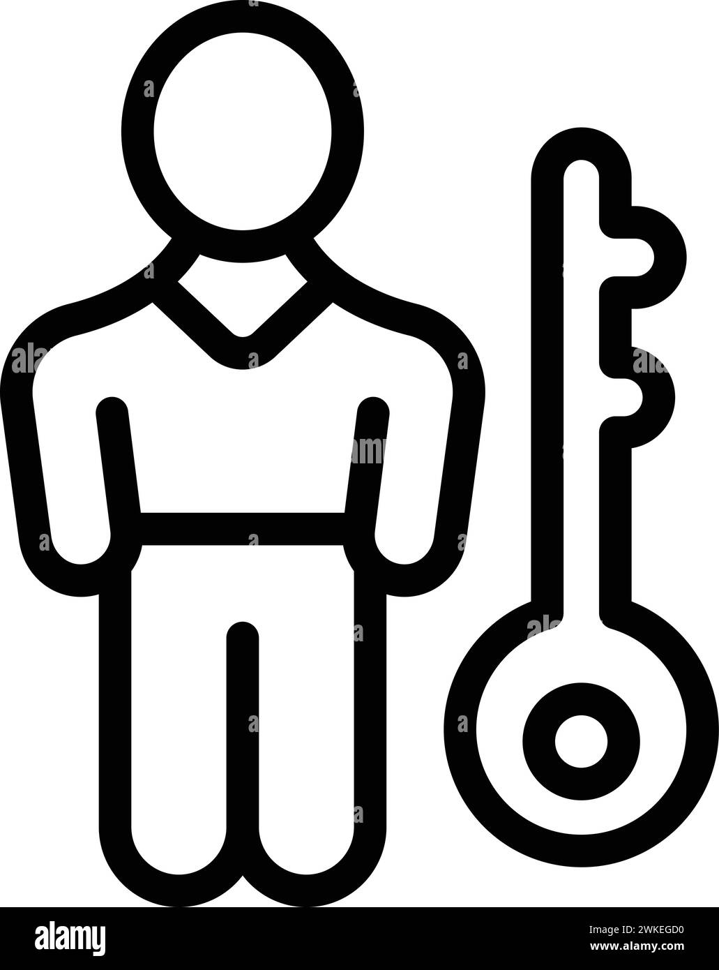 Effective skills development icon outline vector. Personal talent ...