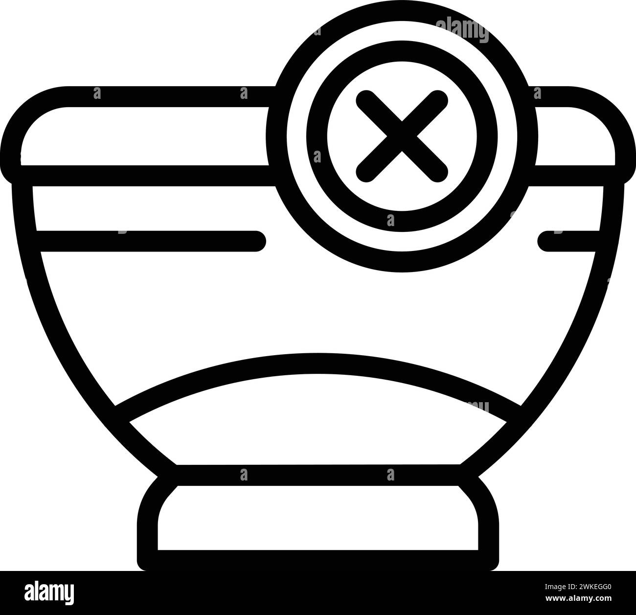 Hunger struggle icon outline vector. Food shortage. Famine and poverty ...